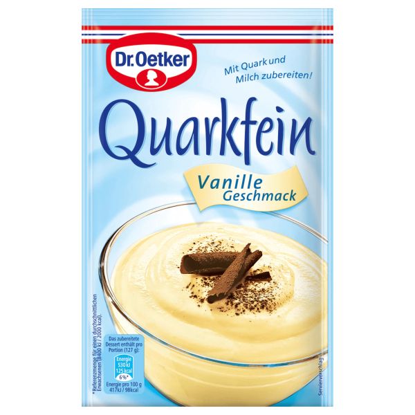 Dr. Oetker Quarkfein Vanilla - 57 g – Taste Matters Company Limited