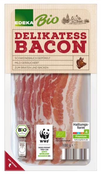 Edeka Organic Breakfast Bacon - 100 g – Taste Matters Company Limited