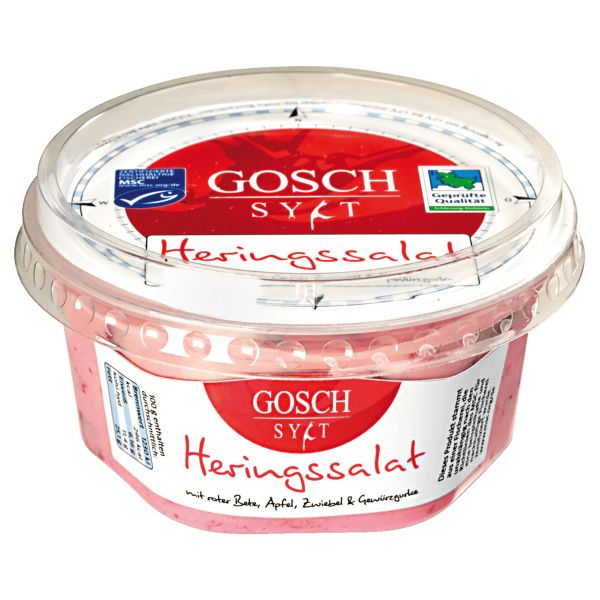 Gosch Sylt Pickled Herring with Beetroot, Apple, Onion & Gherkin - 150 ...