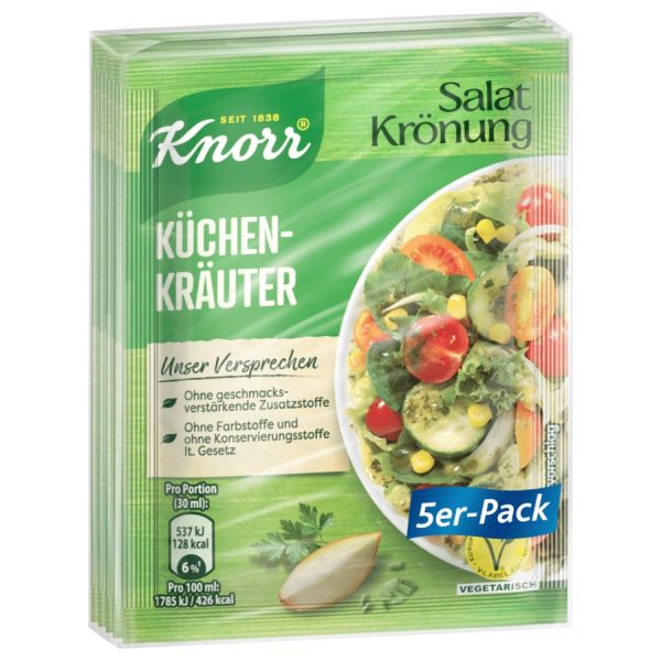 Knorr Salad Vinaigrette Kitchen Herbs - 40 g – Taste Matters Company ...