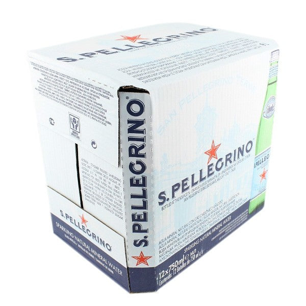 San Pellegrino Sparkling Mineral Water - 12 x 750 ml – Taste Matters Company Limited