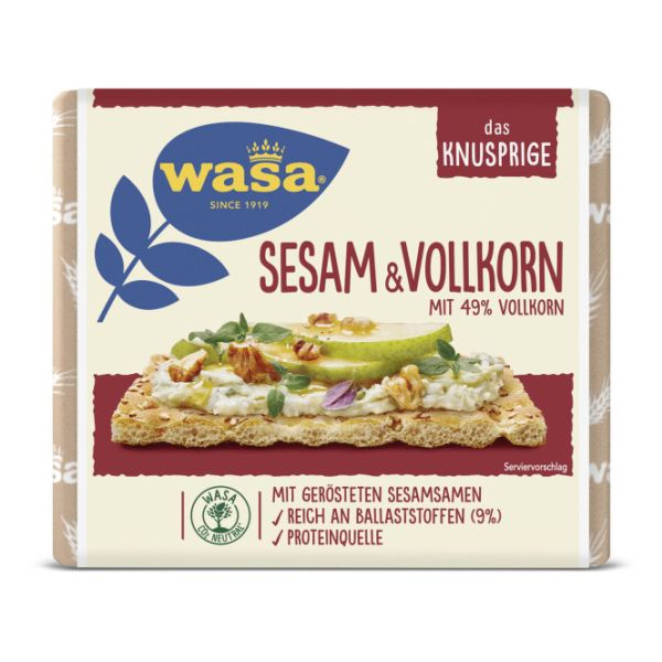 Wasa Crispbread Sesame & Whole Grain - 200 g – Taste Matters Company ...